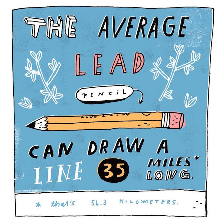 Children's Illustrator Presents Random Fun Facts as Whimsical Drawings