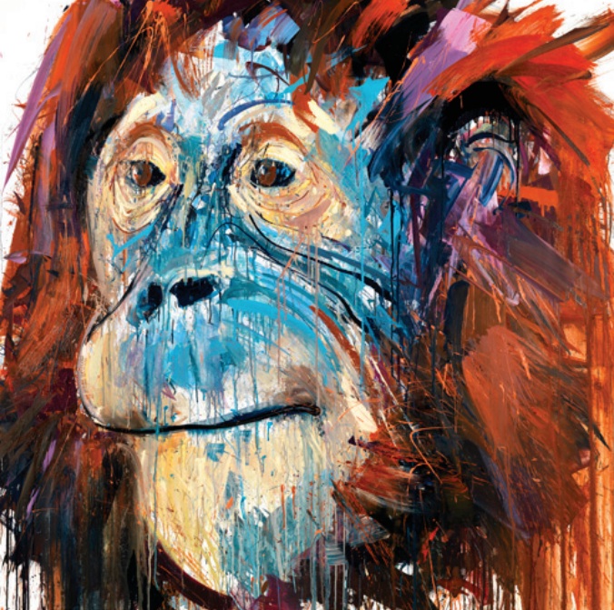 Dave White Creates Power Powerful Oil Paintings of Animals