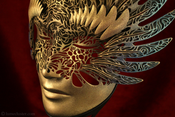 Artist Combats Fear and Insecurity by Creating Elegantly 3D-Printed Masks