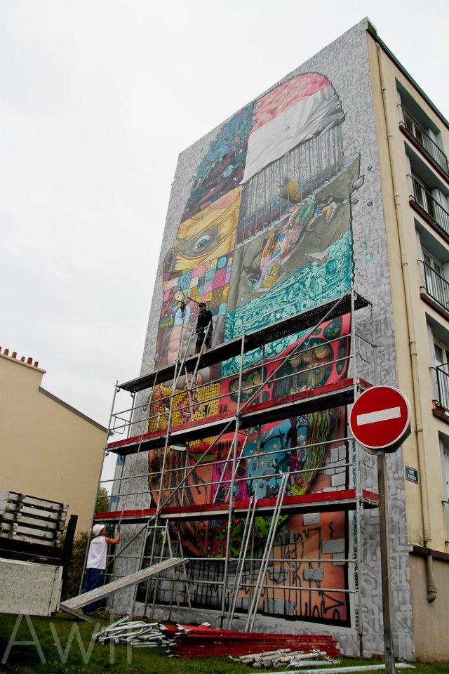 Mind-Blowing Collaborative Mural